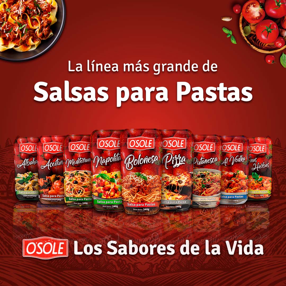 O.Sole ofrece la línea más grande de salsas para pastas | El Placer de ...