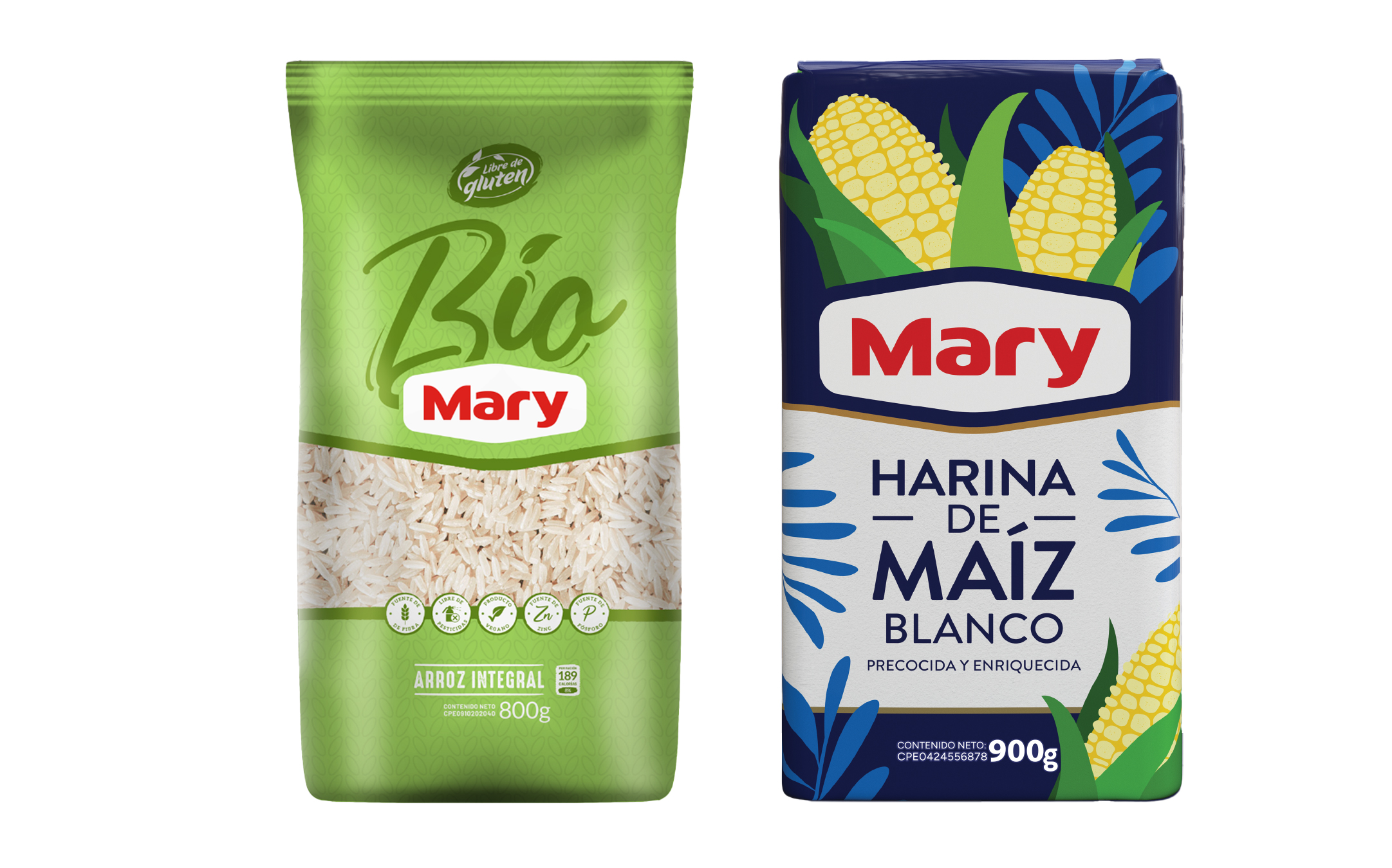 Harina de Maíz Mary y Arroz Bio Mary certificados como libres de glúten | El Placer de Ser...