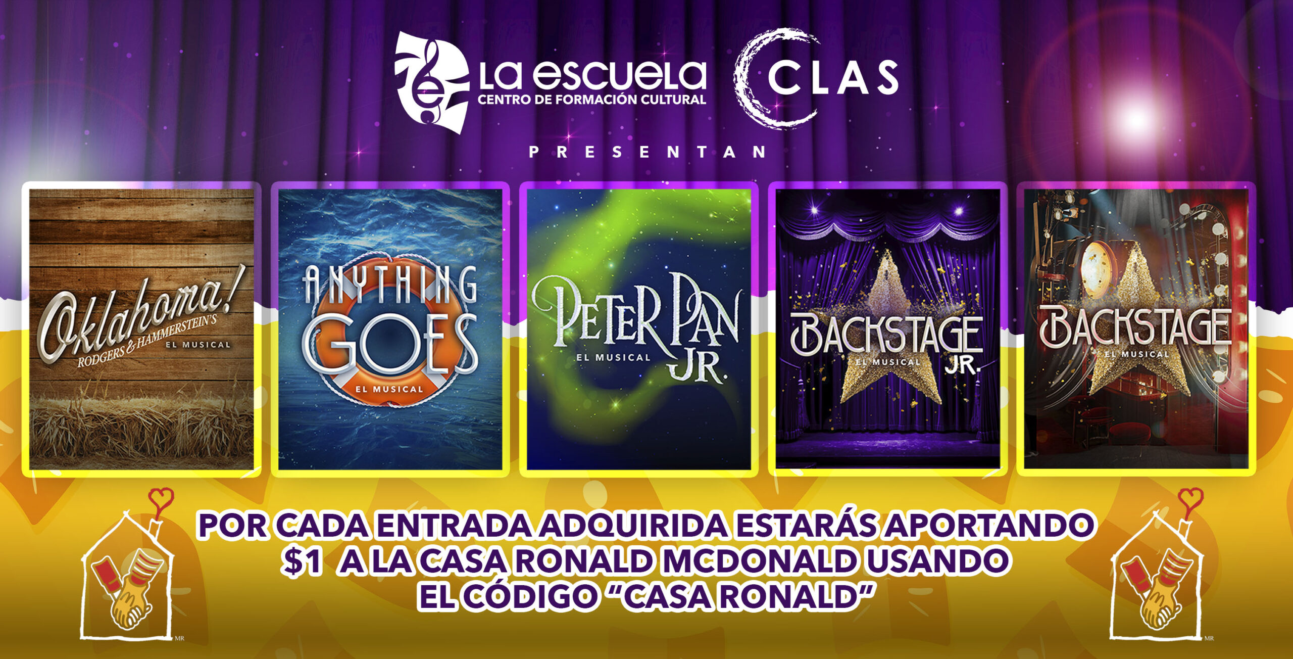 Casa Ronald McDonald presenta temporada de teatro musical con propósito ...